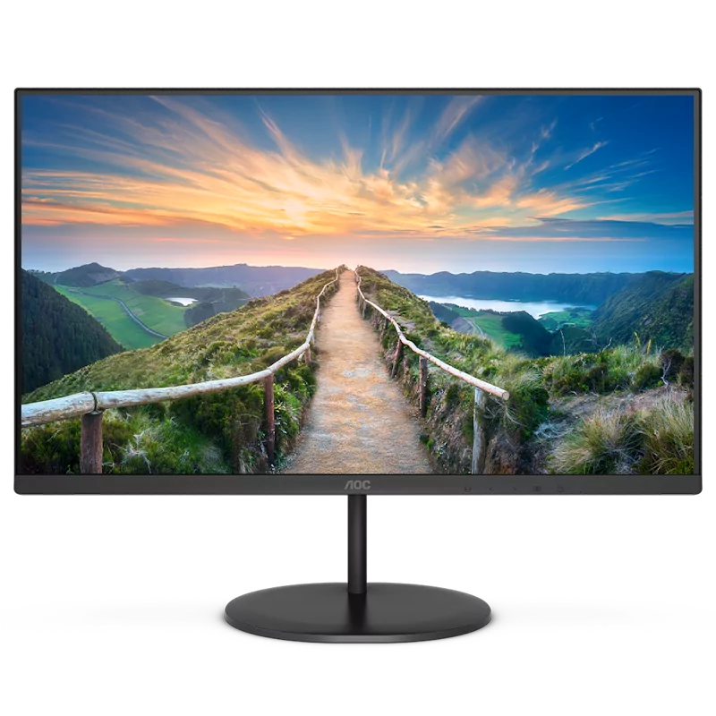 Монитор LCD AOC U27V4EA 27'', чёрный купить в Москве по выгодным ценам ...