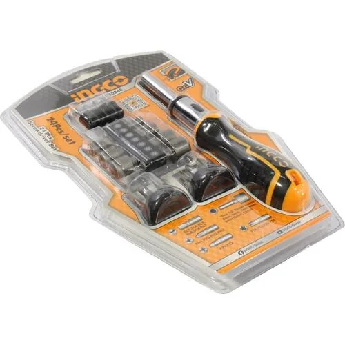 Реверсивная отвертка с битами INGCO HKSDB0248 купить в Москве по ...