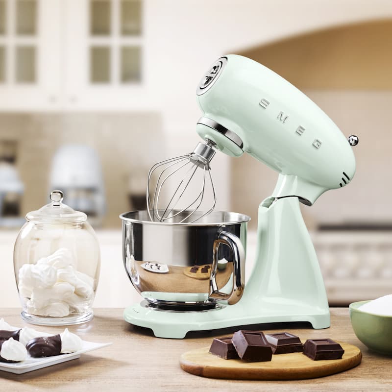 Планетарный миксер Smeg SMF03PGEU пастельный зелёный купить в Москве по ...
