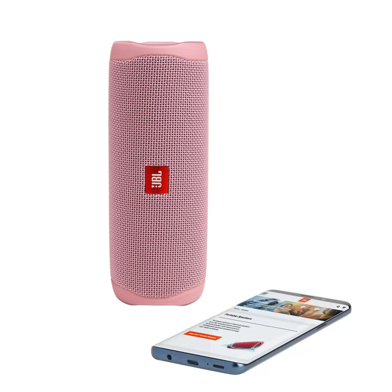 Портативная колонка JBL Flip 5, розовая купить в Москве по выгодным ...
