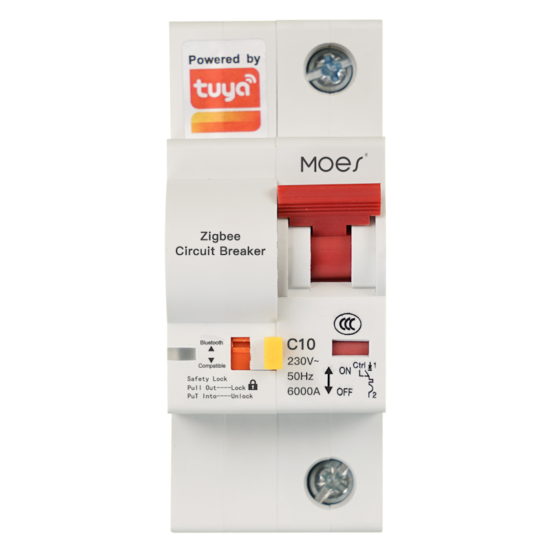 Выключатель Moes Zigbee circuit breaker 1P 10A купить в Москве по ...